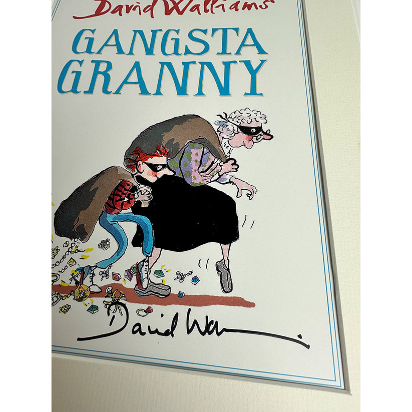 Gangsta Granny Limited Edition Signed Print – The World of David ...