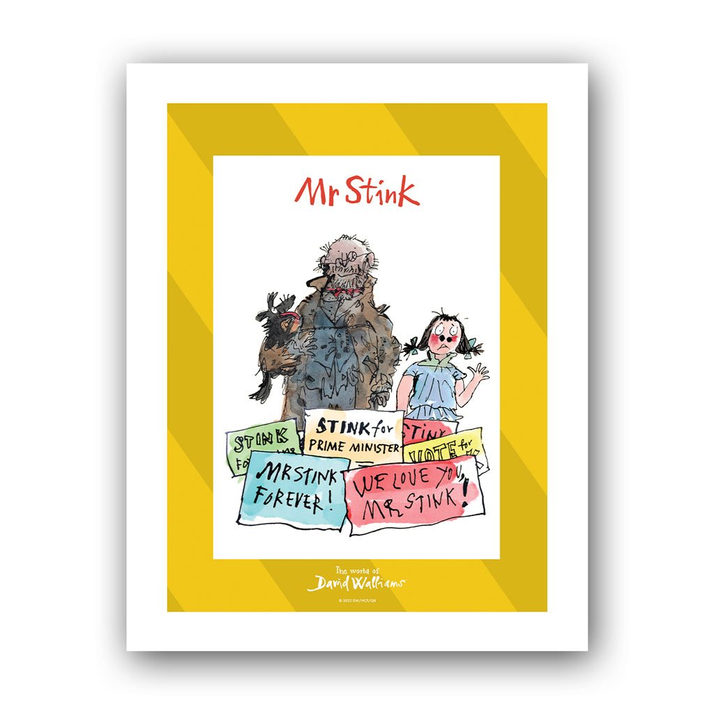 Mr Stink Art Print – The World of David Walliams Shop
